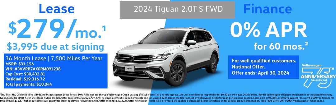 Tiguan Leasing Aktion 2024